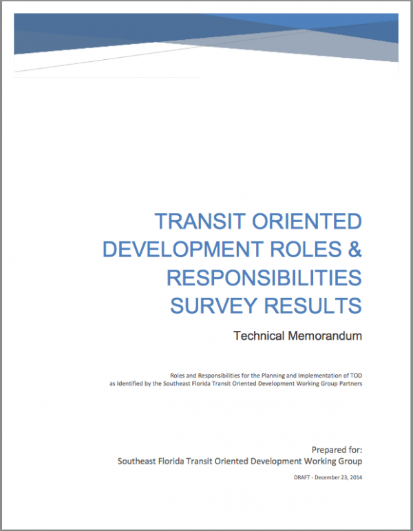 TOD Reports - SFRPC