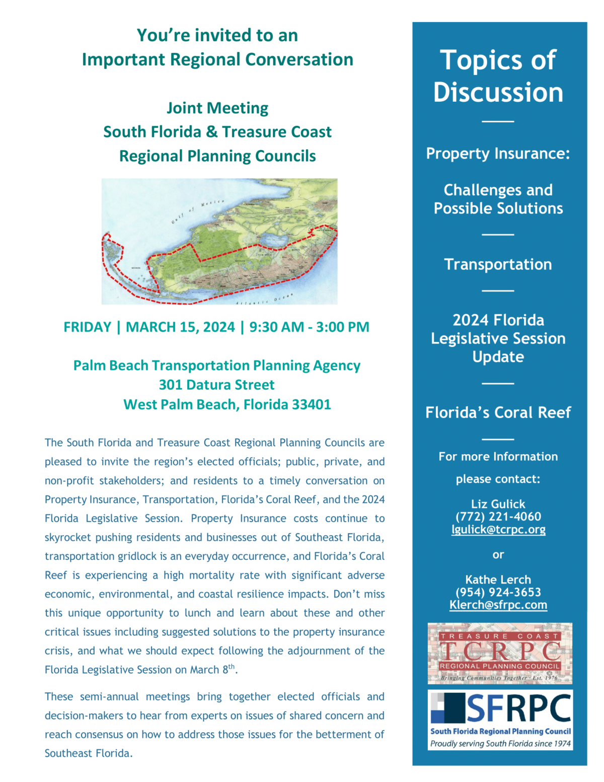 Joint Meeting South Florida & Treasure Coast Regional Planning Councils ...